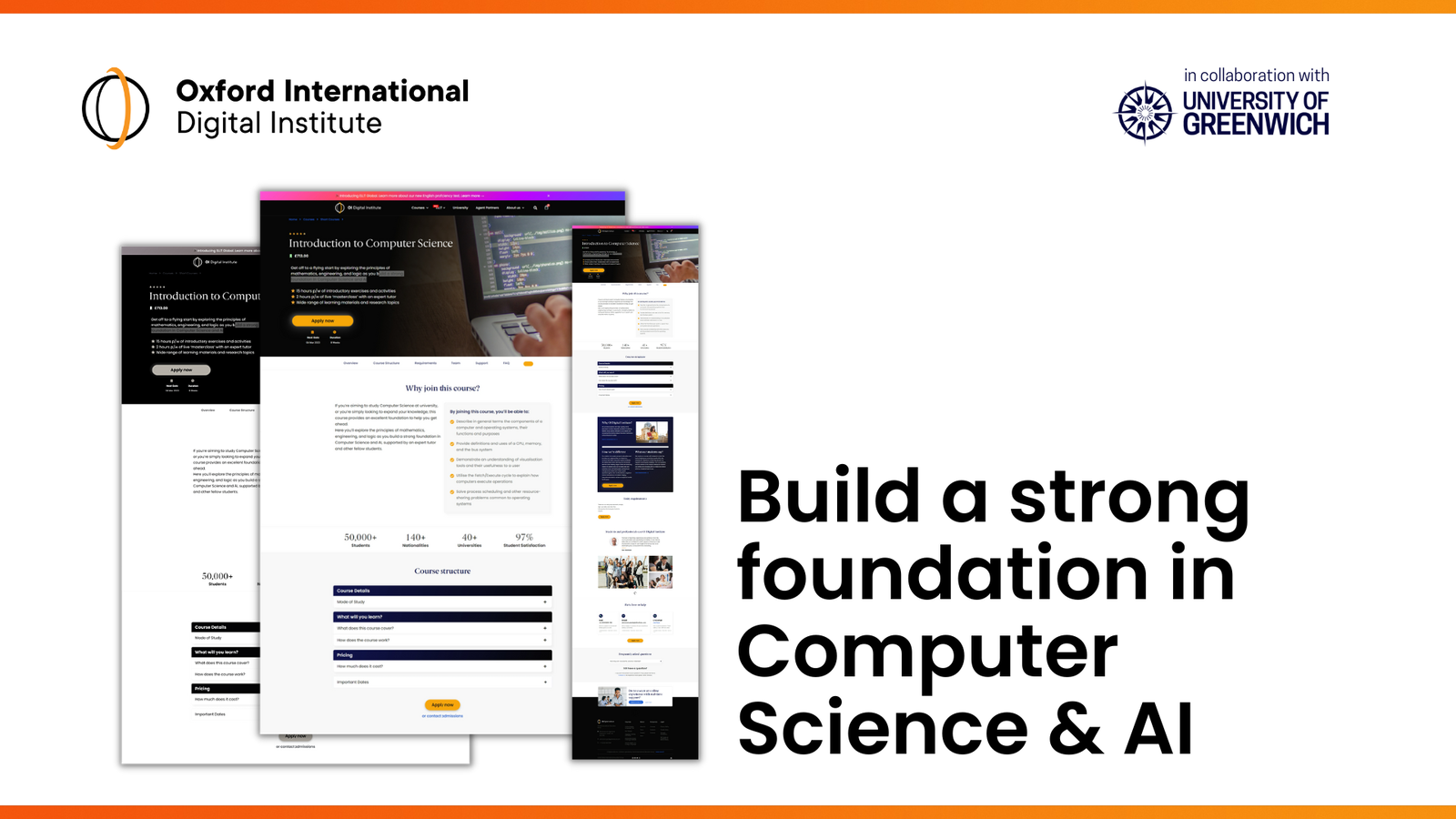 Computer science Bootcamp - OI Digital Institute